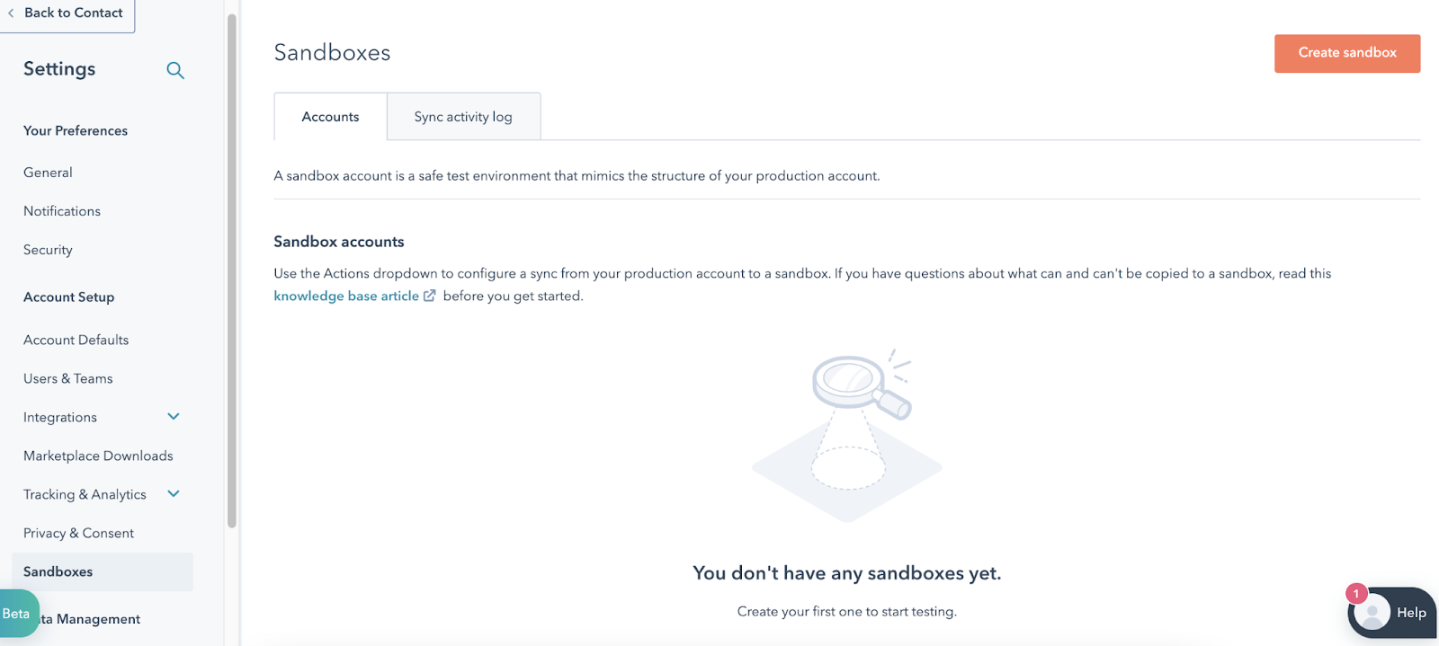 Experiment with Ease: Introducing HubSpot's New Sandbox Feature