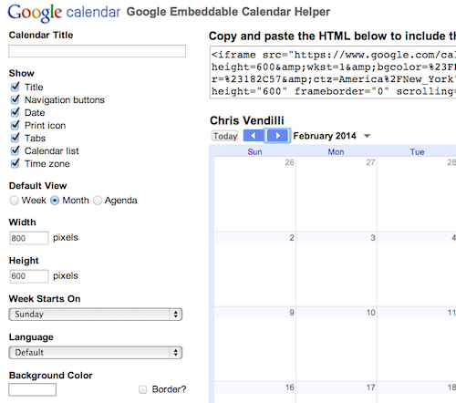 How To Make An Embedded Google Calendar Responsive